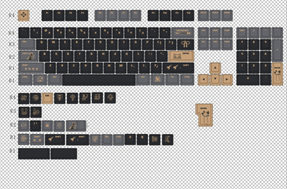 Monster Hunter Keycaps Custom Keycap Set – AiheyStudio